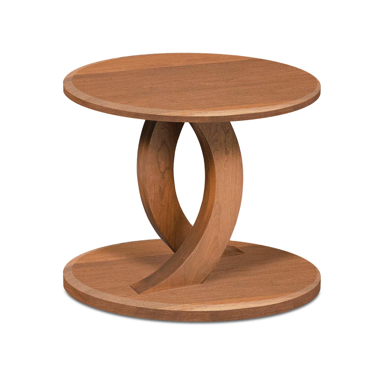 Crescent Round End Table – Simply Amish