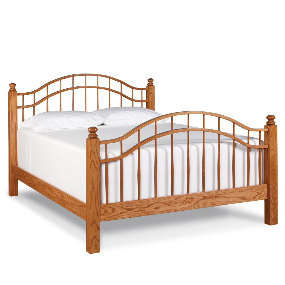 Double Bow Bed – Simply Amish