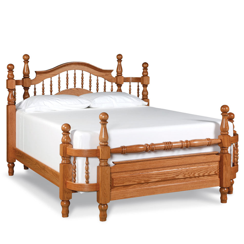 Spindle Wrap-Around Bed – Simply Amish